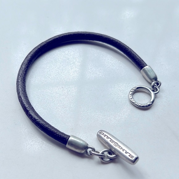 SLANE | Jewelry | Rare Slane And Slane Sterling Silver And Leather ...